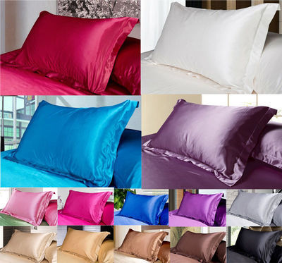 Pure color silk single pillow case – Gloriigo